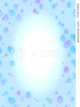 Water drop frame frame background material - Stock Illustration ...