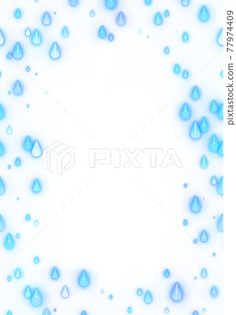 Water drop frame frame background material - Stock Illustration ...
