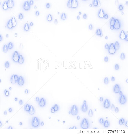 Water drop frame frame background material... - Stock Illustration ...