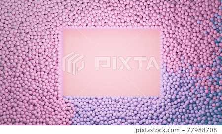 3D Illustration of pink particles, - Stock Illustration [77988708] - PIXTA