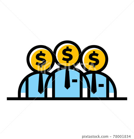 business team work dollar vector icon design - Stock Illustration ...