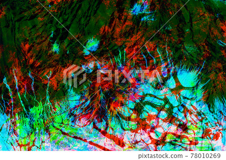 Wacky color abstract painting - Stock Illustration [78010269] - PIXTA