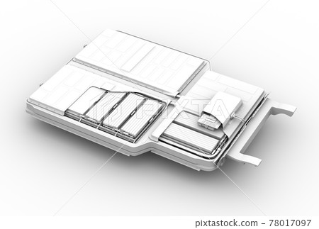 Battery pack clay rendered image - Stock Illustration [78017097] - PIXTA