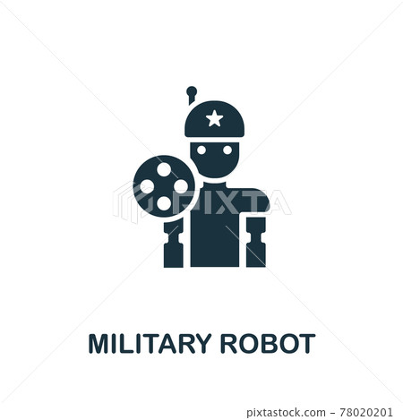 Military Robot icon. Simple illustration from...-插圖素材 [78020201] - PIXTA圖庫