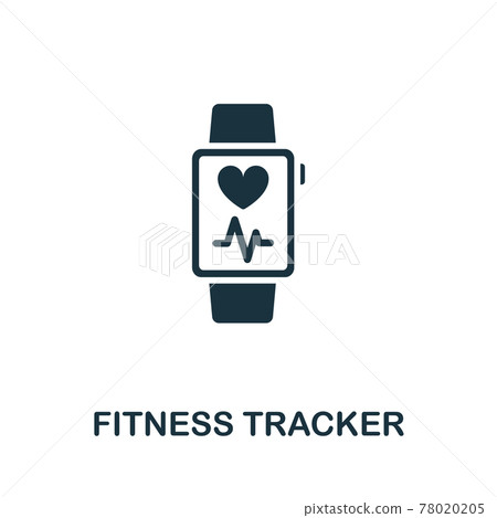Fitness Tracker icon. Simple illustration from... - Stock Illustration ...