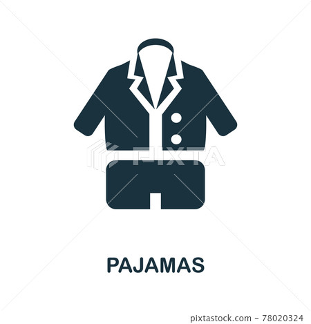 Pajamas icon. Simple element from well sleep... - Stock Illustration ...