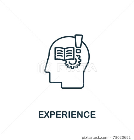 Experience icon from teamwork collection....-插圖素材 [78020691] - PIXTA圖庫