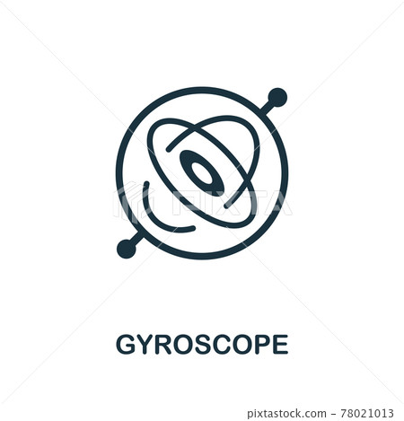 Gyroscope icon. Simple element from sensors... - Stock Illustration ...