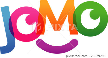 JOMO word vector illustration. Joy Of Missing... - Stock Illustration ...