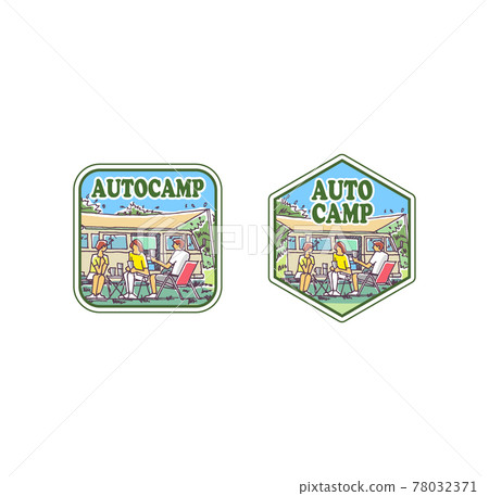 Autocamp-Mark-Logo-Vector-Material - Stock Illustration [78032371] - PIXTA