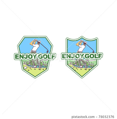 Golf-Mark-Logo-Vector Material - Stock Illustration [78032376] - PIXTA