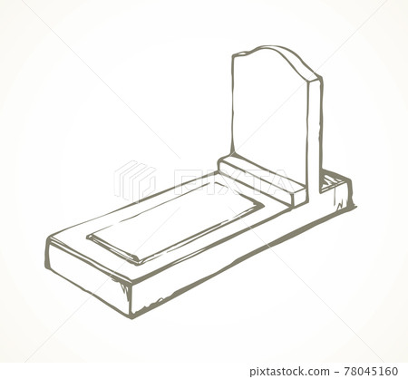 Tomb. Vector drawing - Stock Illustration [78045160] - PIXTA
