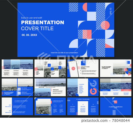 Vector slides for presentation. You can be... - Stock Illustration ...