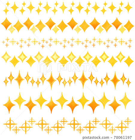 Glitter line set watercolor style - Stock Illustration [78061197] - PIXTA