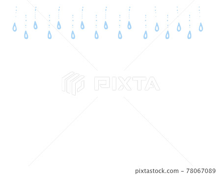 Cute rain and drop frame summer (rainy season)... - Stock Illustration ...