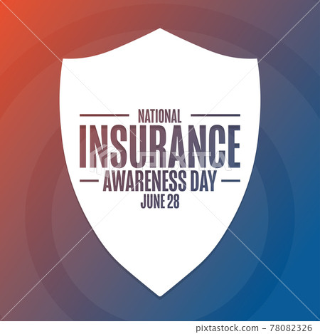 National Insurance Awareness Day. June 28.... - Stock Illustration ...