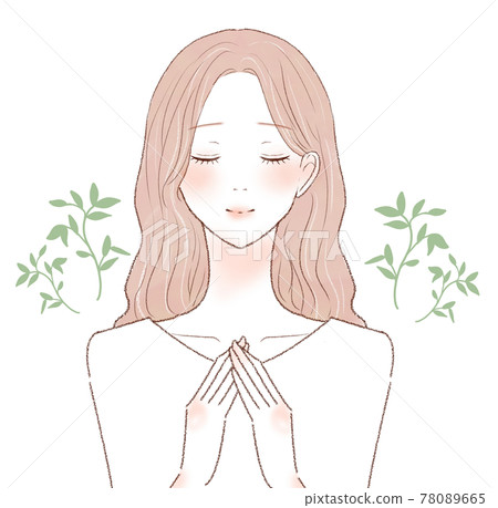 Image of a woman doing inner care - Stock Illustration [78089665] - PIXTA