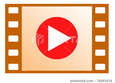 Image illustration to play film - Stock Illustration [78093816] - PIXTA