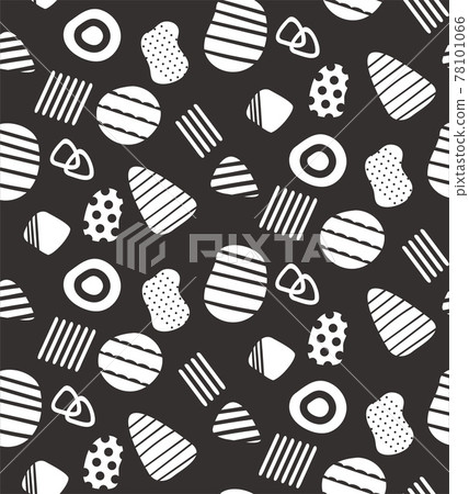 Pop background illustration black - Stock Illustration [78101066] - PIXTA