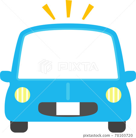 Illustration of a car with a window as a frame - Stock Illustration ...