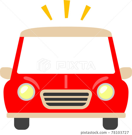 Illustration of a retro car with windows as frames - Stock Illustration ...