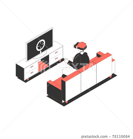 Isometric Vr Glasses - Stock Illustration [78110084] - PIXTA