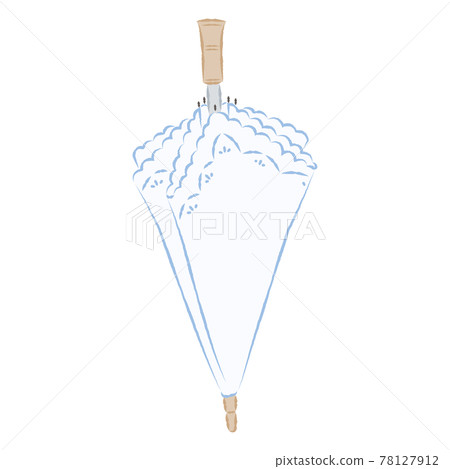 Illustration of white parasol - Stock Illustration [78127912] - PIXTA