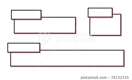 Simple white base with subtitle frame and... - Stock Illustration ...