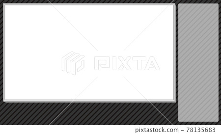 Comment, screen frame with text space, black... - Stock Illustration ...