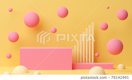 Abstract scene with an empty space for a... - Stock Illustration ...