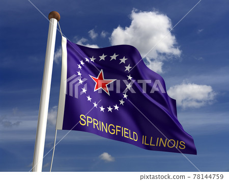 Springfield City Flag - Stock Illustration [78144759] - PIXTA