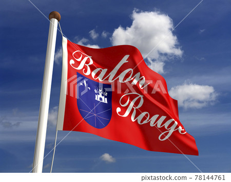 Baton Rouge City Flag - Stock Illustration [78144761] - PIXTA