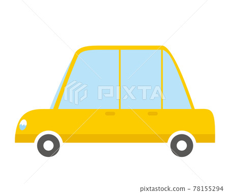 Cute cartoon illustration of a deformed car... - Stock Illustration ...