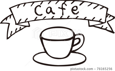 cafe handwritten - Stock Illustration [78165256] - PIXTA