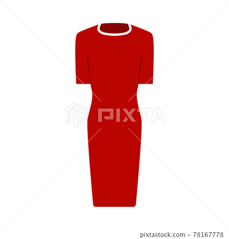Business Woman Dress Icon - Stock Illustration [78167778] - PIXTA