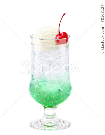 Cream soda green illustration real - Stock Illustration [78168127] - PIXTA