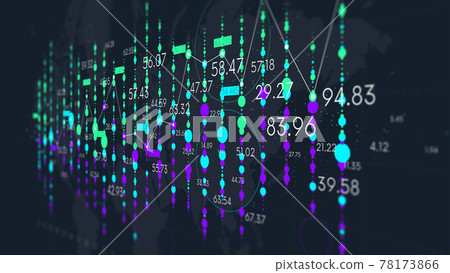 Dashboard with financial analytics, futuristic... - Stock Illustration ...