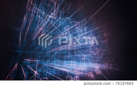 Abstract Background Geometric Connections - Stock Illustration ...