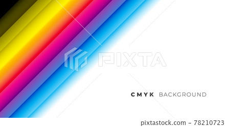 rainbow cmyk colors line stripe background - Stock Illustration ...