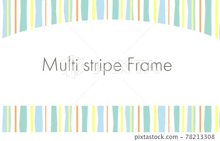 Multi-striped frame vector illustration - Stock Illustration [78213308 ...