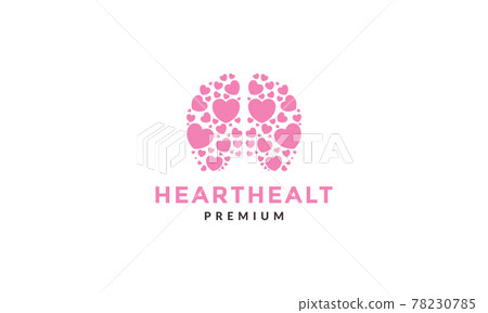 chest abstract with love logo symbol vector... - Stock Illustration ...