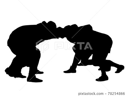 [Rugby] Scrum practice - Stock Illustration [78254866] - PIXTA