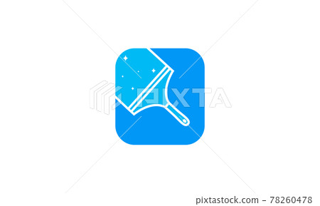 abstract glass cleaner blue logo symbol vector... - Stock Illustration ...