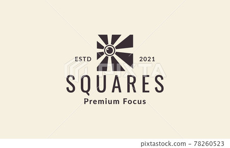 eyes with square focus logo symbol vector icon... - Stock Illustration ...