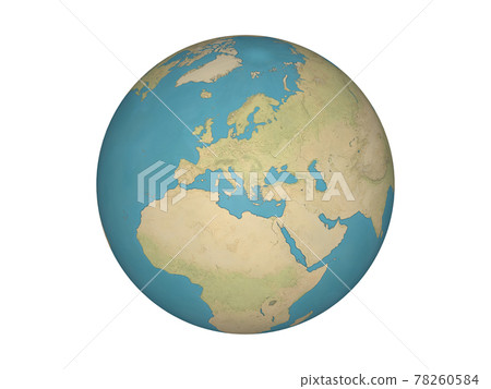 Earth illustration style with alpha - Stock Illustration [78260584] - PIXTA