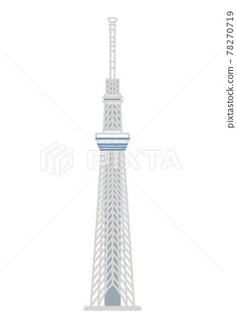 Illustration of Tokyo Sky Tree - Stock Illustration [78270719] - PIXTA