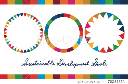 SDGs Image-Sustainable Development Goals-Round... - Stock Illustration ...