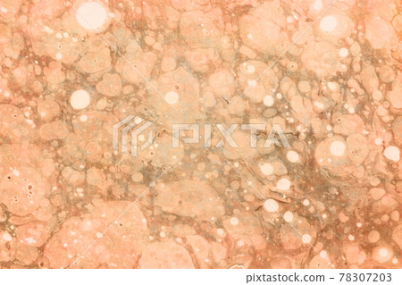 Japanese paper brown marbling texture - Stock Illustration [78307203 ...