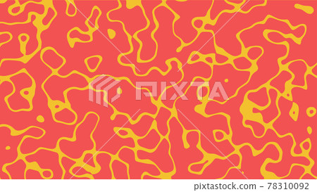 Red hot lava or molten metal. Vector background... - Stock Illustration ...
