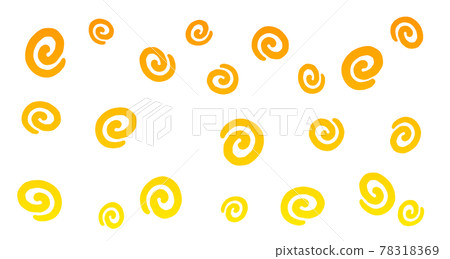 Swirl pattern (yellow) - Stock Illustration [78318369] - PIXTA